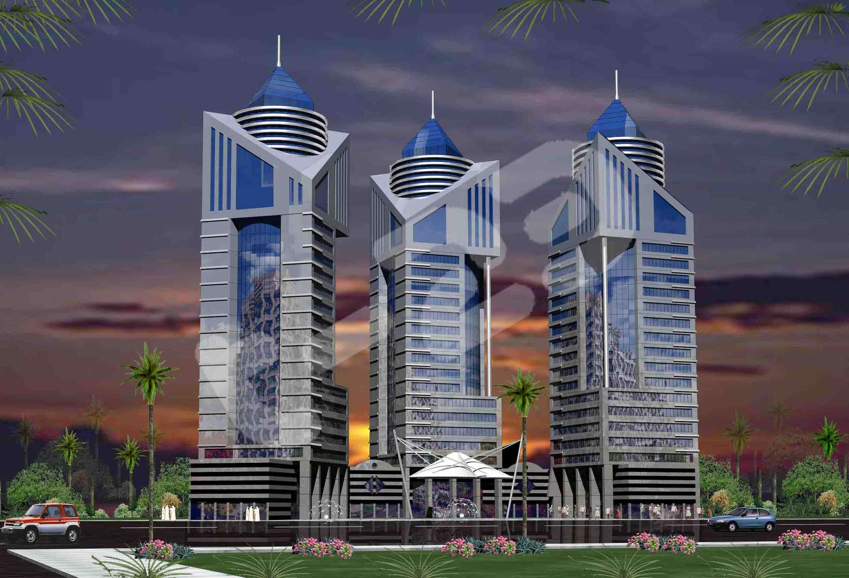 DUBAI TRIPLE TOWERS - Architizer