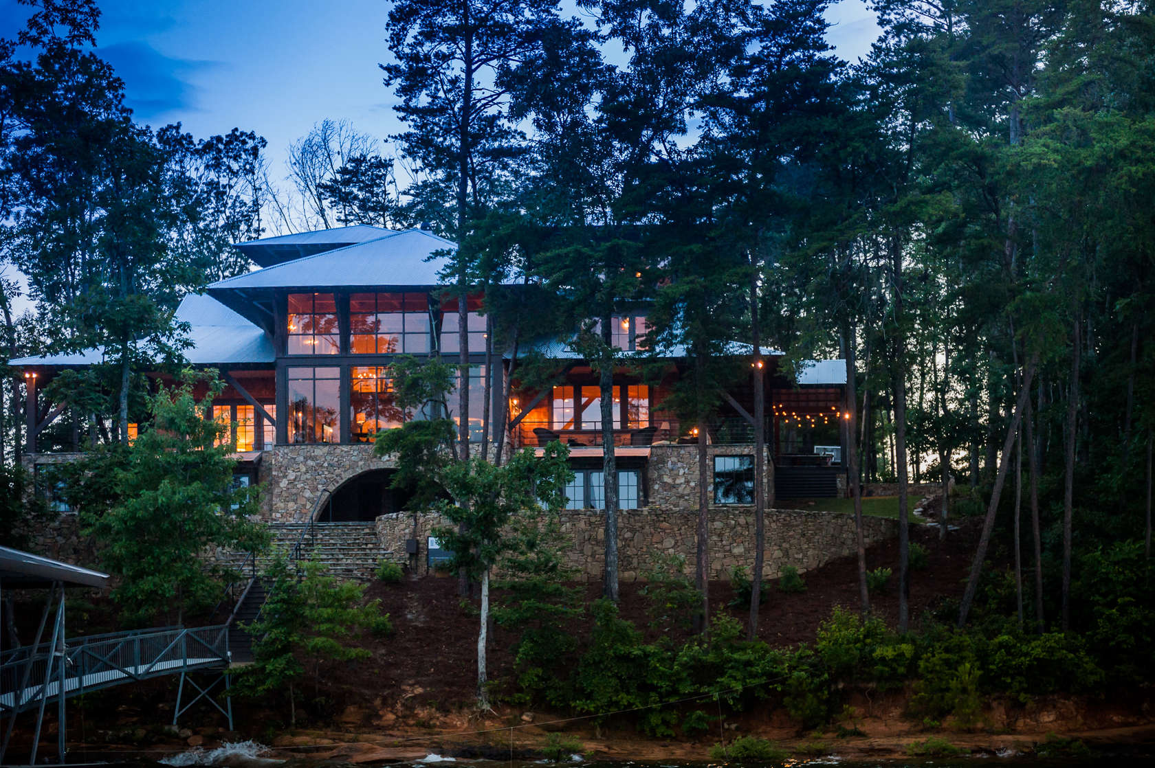 Modern Rustic Lake Home - Architizer