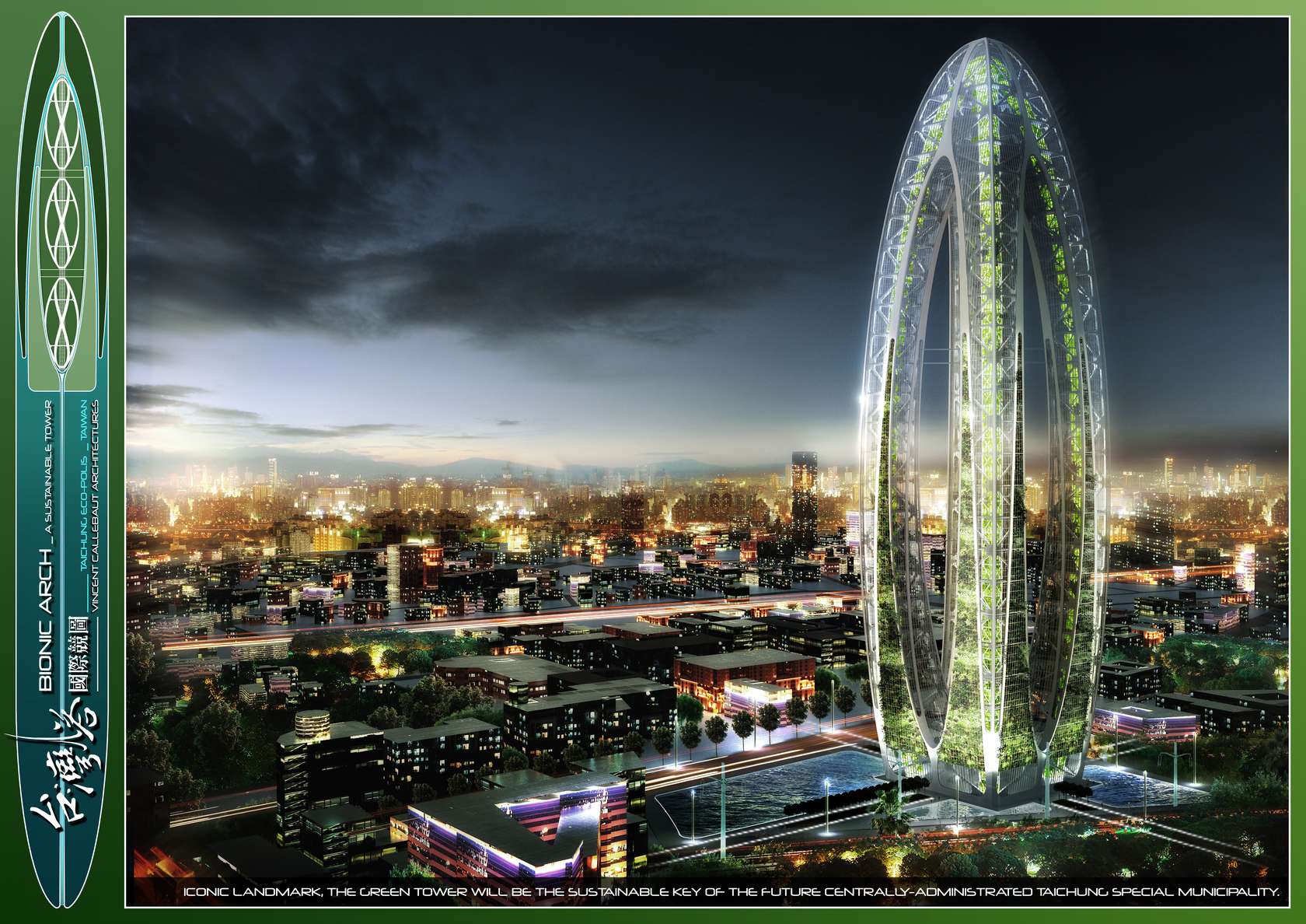 Bionic Arch, A Sustainable Tower - Architizer
