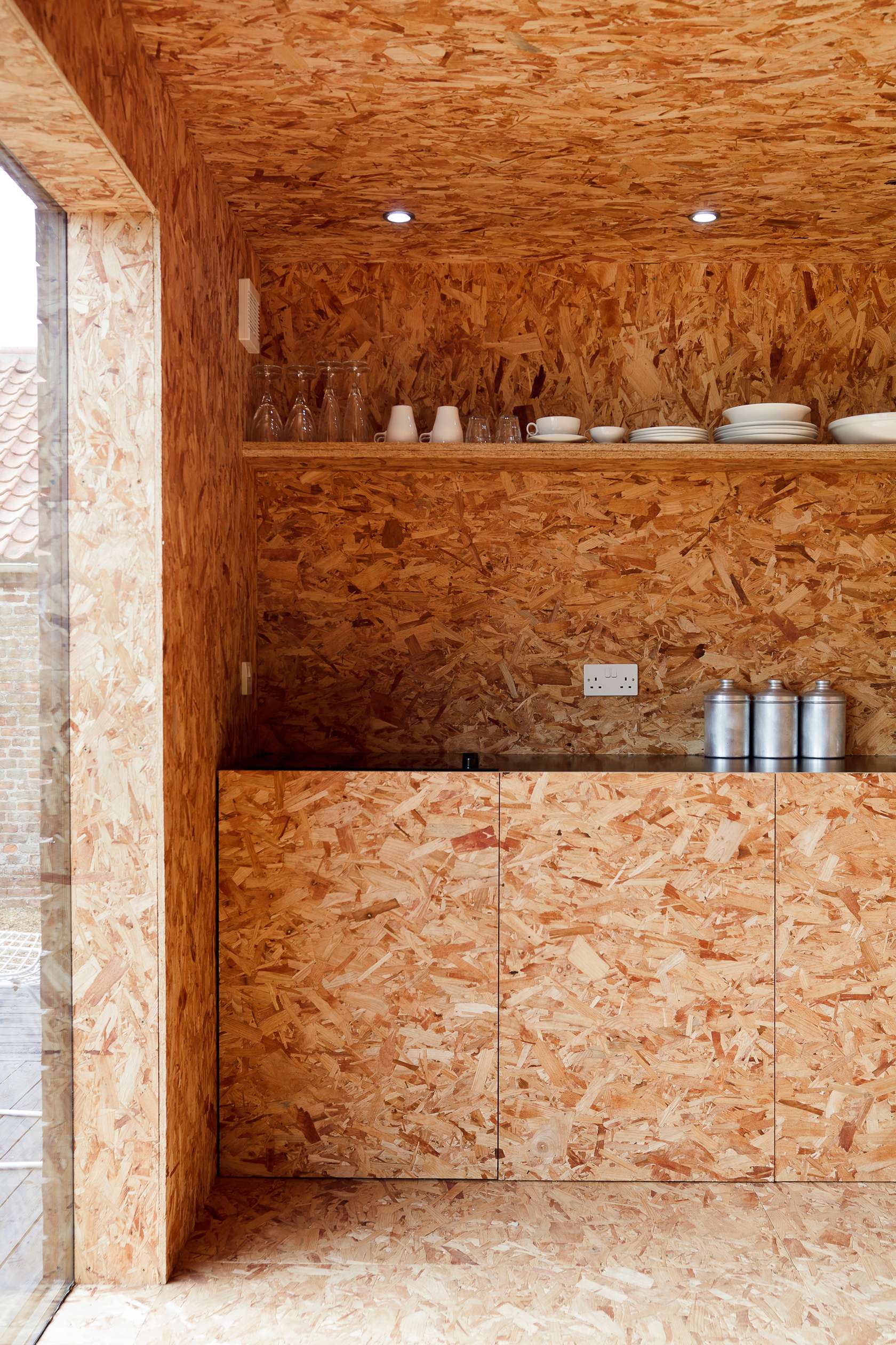 OSB bar | Chipboard interior, Modern interior design, Wood interiors