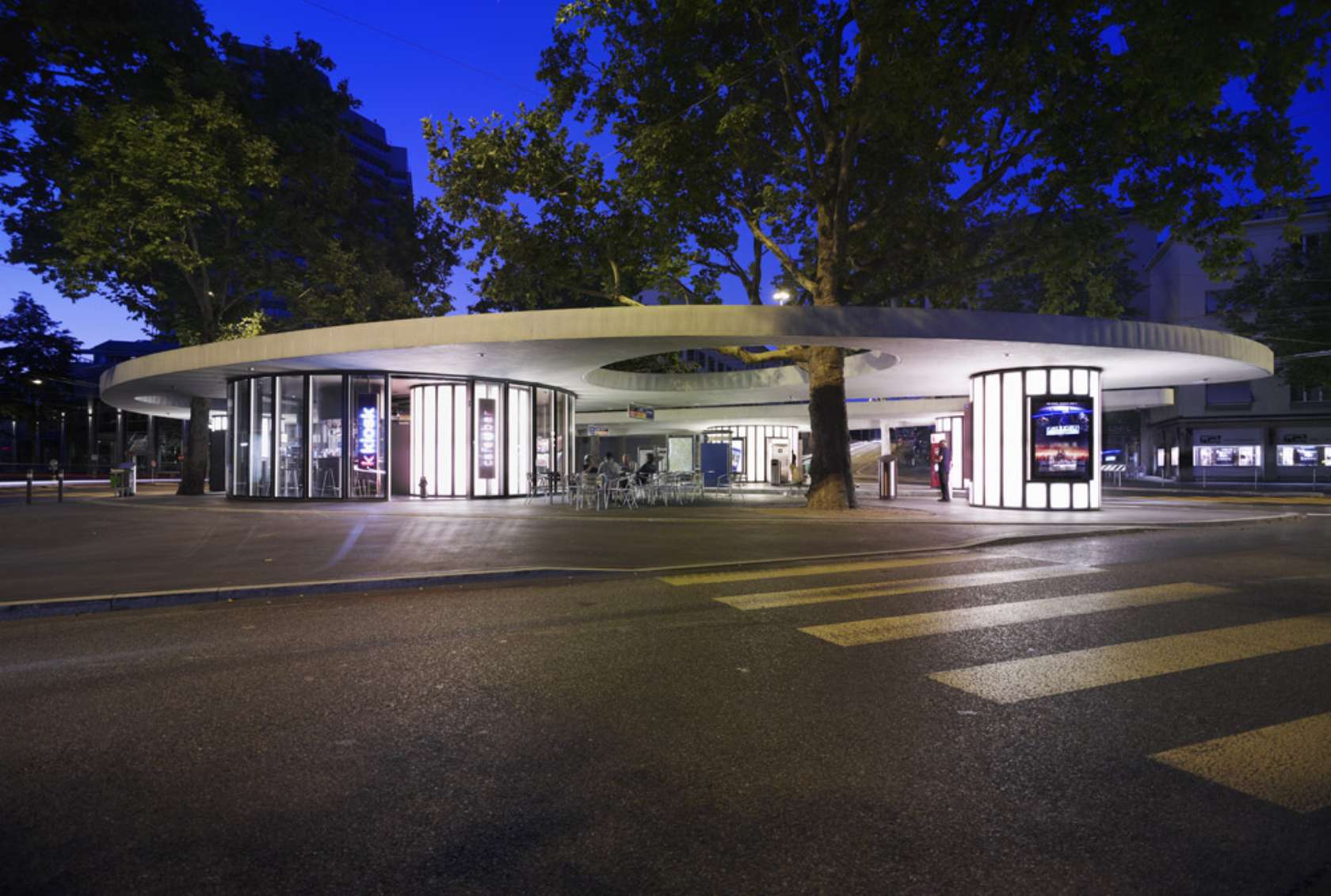 Limmatplatz tramway station - Architizer